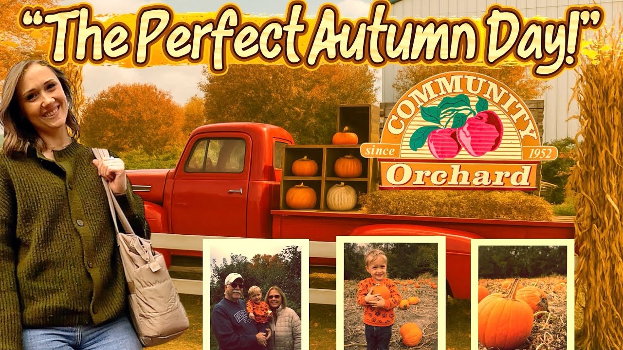 Perfect Fall Family Day at the Apple Orchard 🍎 | Apple Picking, Hay ...