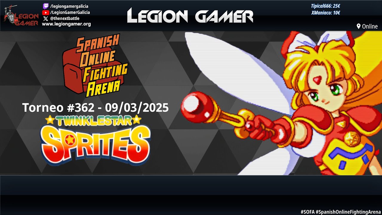 Spanish Online Fighting Arena #362 - Twinkle Star Sprites - YouTube