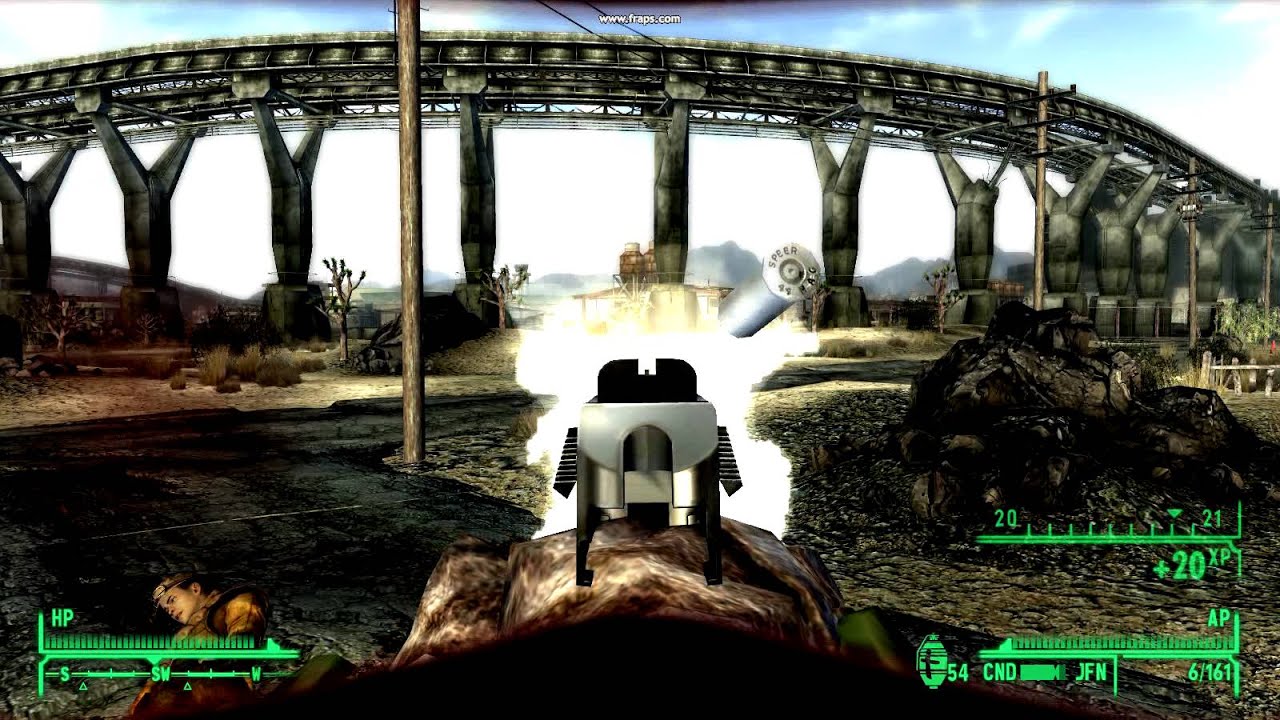 Fallout NV bullet time mod - YouTube