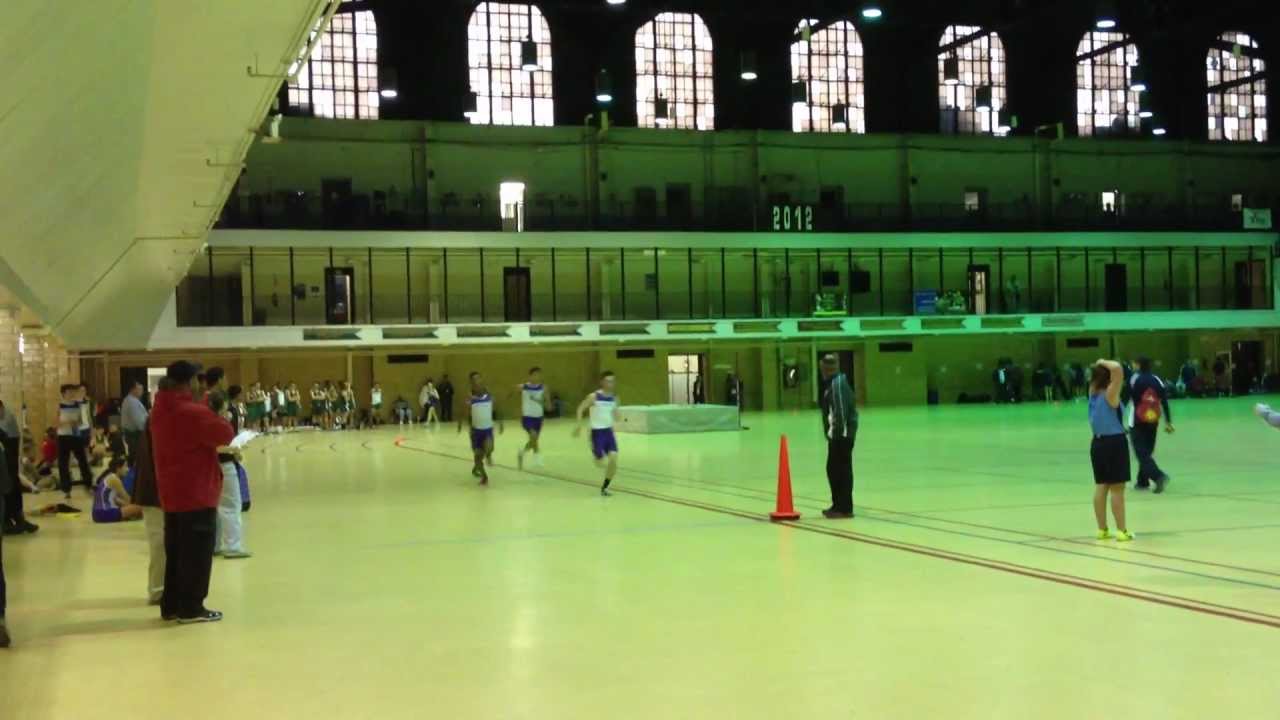 Maury Sall - 500m Dash - Fast heat Indoor 2012-2013 - YouTube