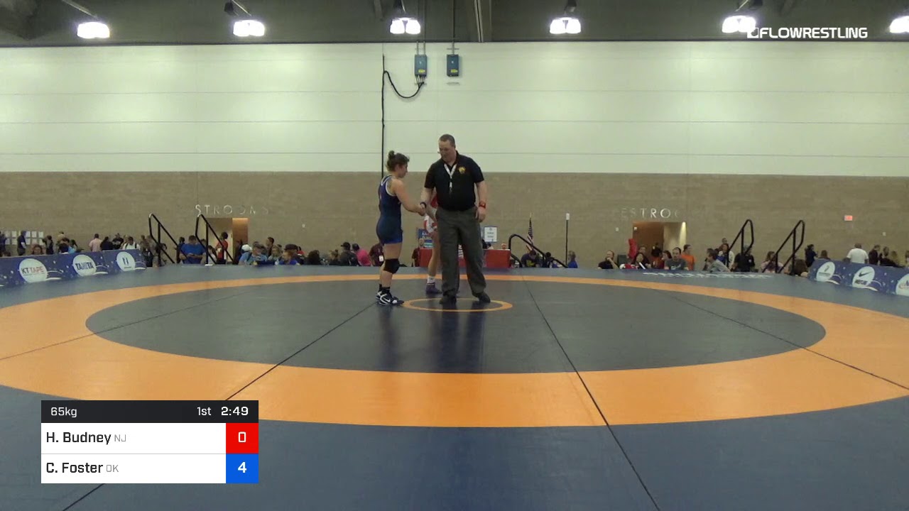 65 Kg Quarterfinal Hailey Budney Team New Jersey Vs Cierra Foster Team ...