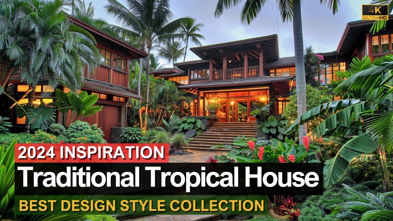 2024 Traditional Tropical House Design Style and Inspiration - YouTube