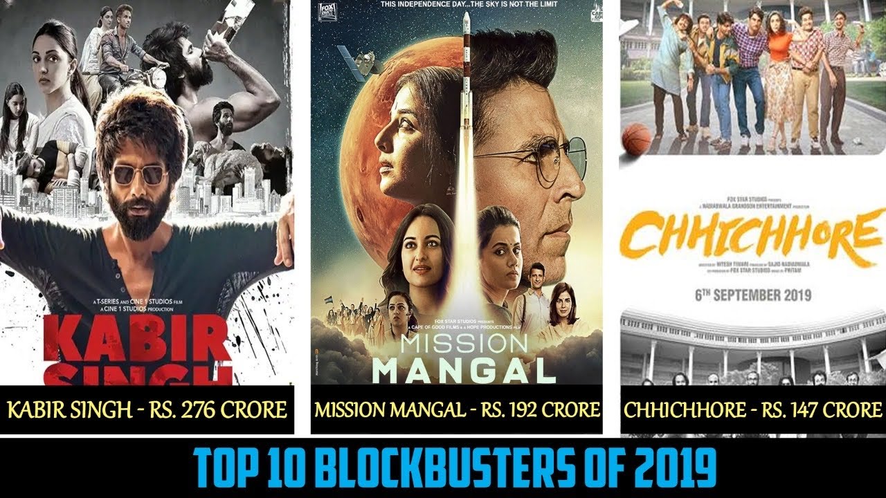 Top 10 Blockbusters of 2019 | Kabir Singh | War | Super 30 | SpotboyE ...