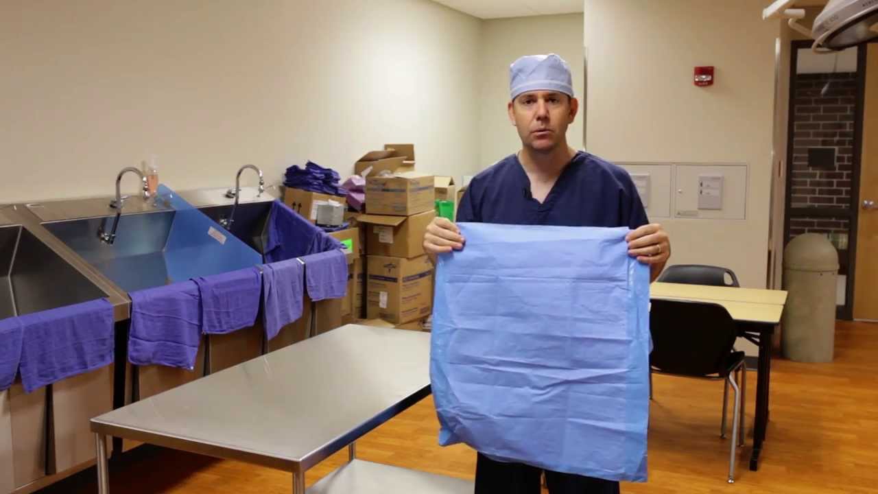 How to fold a Mayo Stand cover - Kirkwood Community College Surgical ...