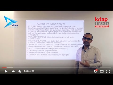 2) İslamiyet Öncesi Türk Tarihi 2 (Kültür ve Medeniyet) - Hamza TATAR (2016)