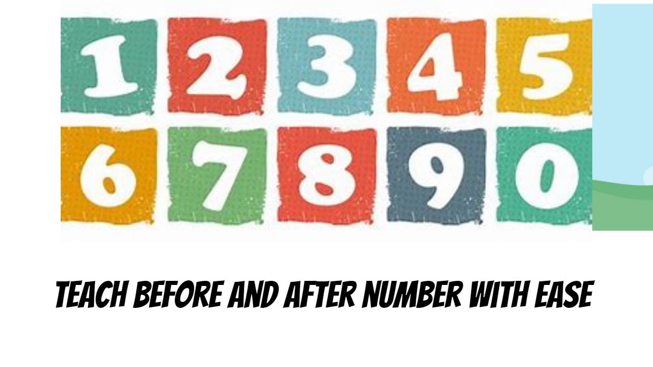 How To Teach After And Before Numbers YouTube How To Teach After And Before Numbers YouTube