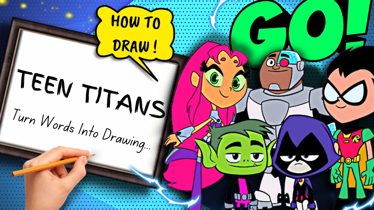 How to draw Teen Titans Go! | Teen Titans Go! drawing tutorial - YouTube