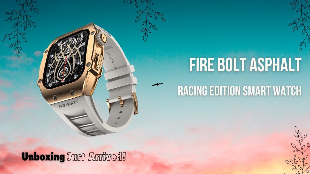 Fire-Boltt Asphalt Newly Launched Racing Edition Smart Watch 1.91 - YouTube