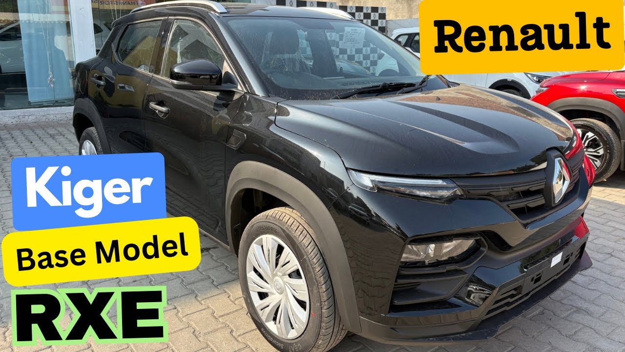 Base Model Renault Kiger RXE 2025 | Base Model से ही black colour ...