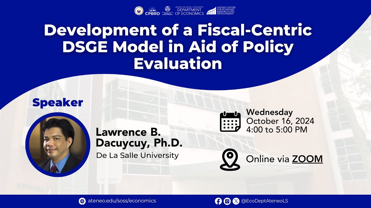 Development of a Fiscal-Centric DSGE Model in Aid of Policy Evaluation ...
