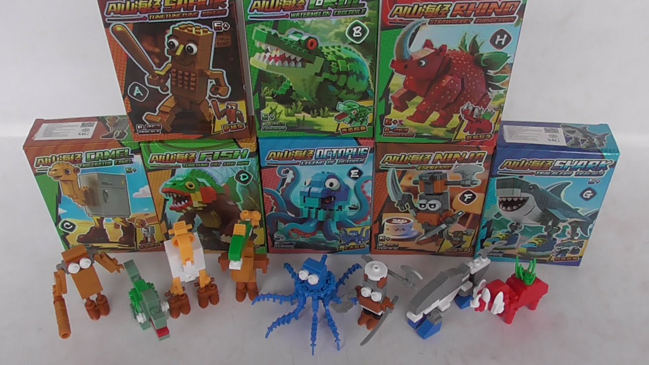 Lego Brain Rot เลโก้ตัวละคร 8 แบบ Part 1 - YouTube