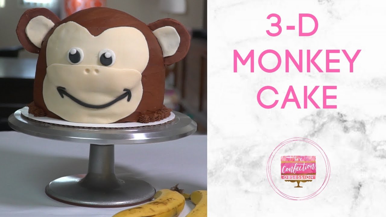 How to Make a 3-D Monkey Cake - YouTube