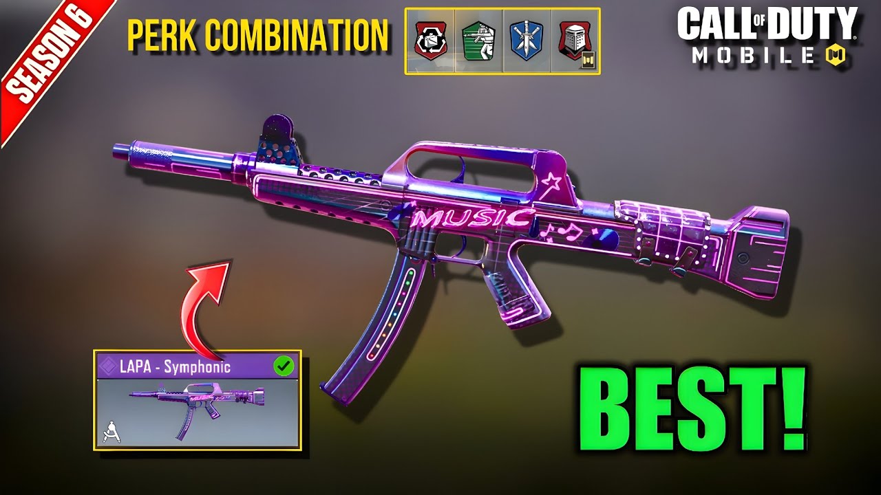 LAPA Best Gunsmith+Loadout For Season 6 / No Recoil+Fast ADS / LAPA ...