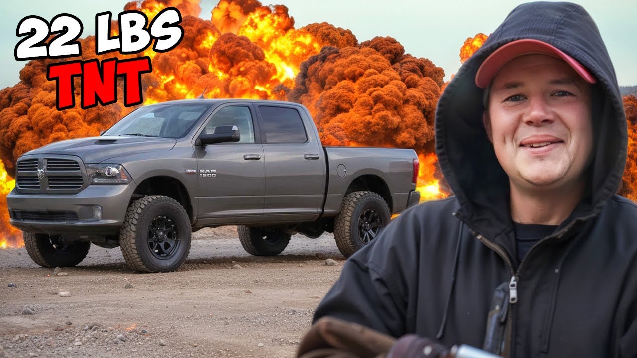 BLOWING UP My Friends TRUCK! - YouTube