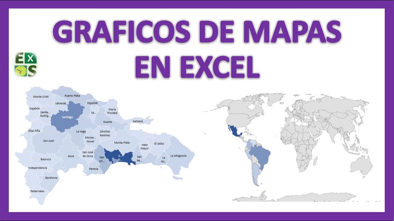 Como crear un gráfico de MAPAS dinámicos en excel | 🛴🛴🛴🛴🛴 - YouTube