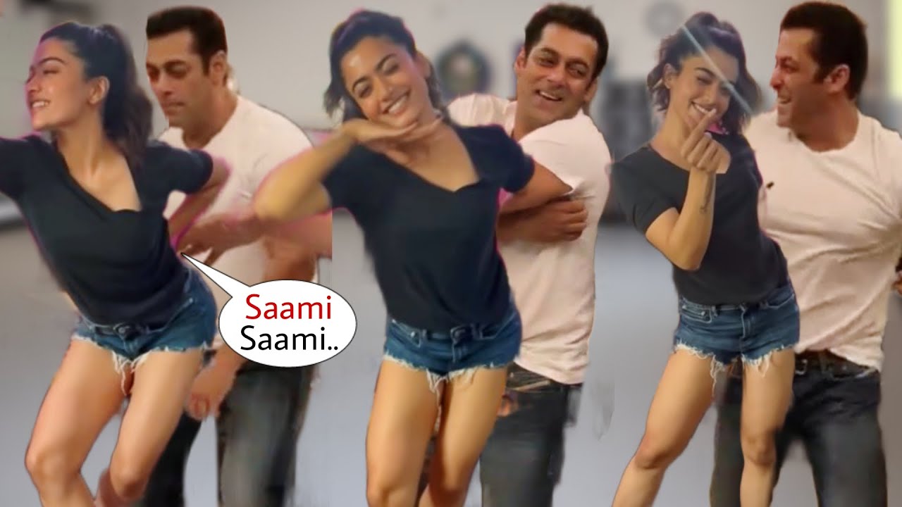 Salman Khan is Dancing With His Heroine Rashmika Mandanna on the Song ...