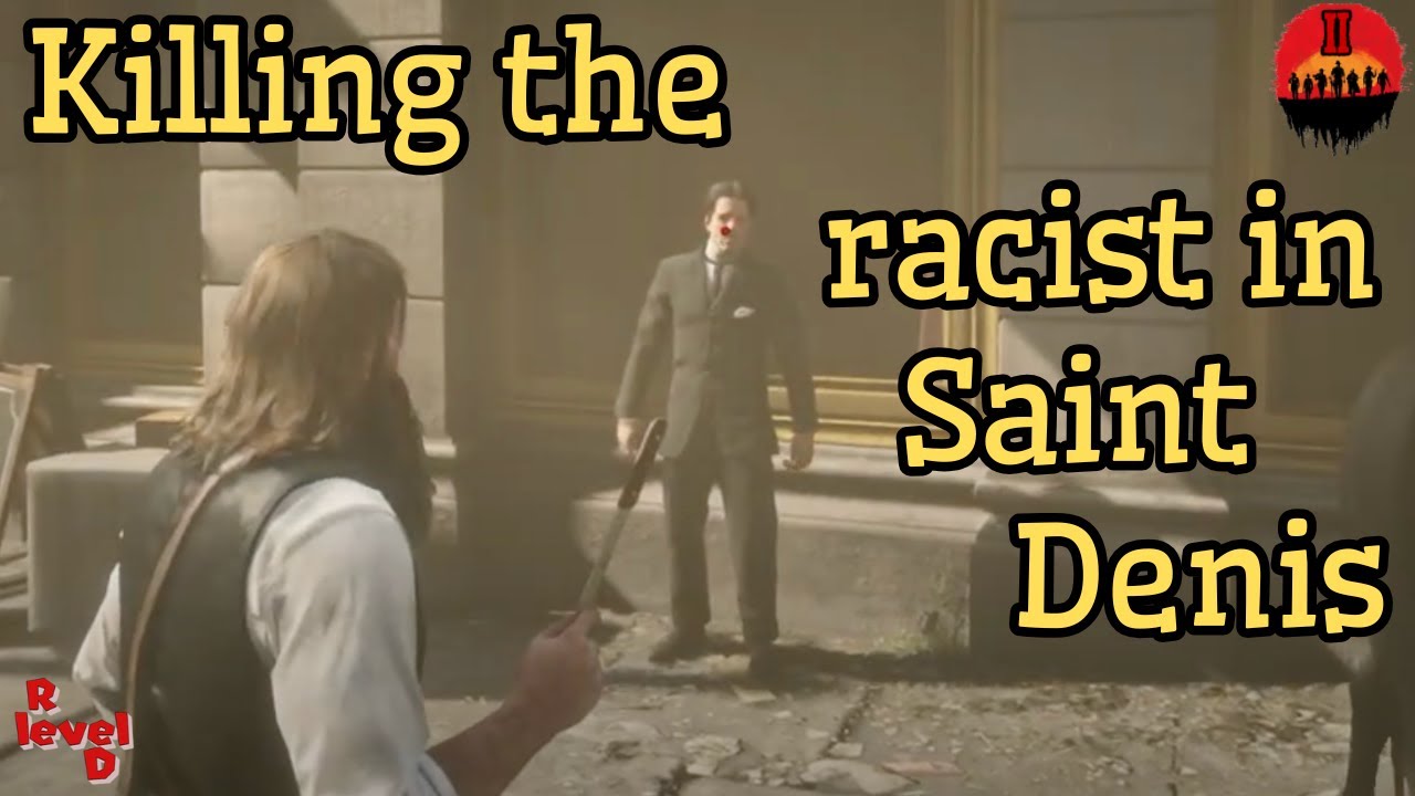 hey there Officer. [Killing the racist at Saint Denis] #RDR2 #Story ...