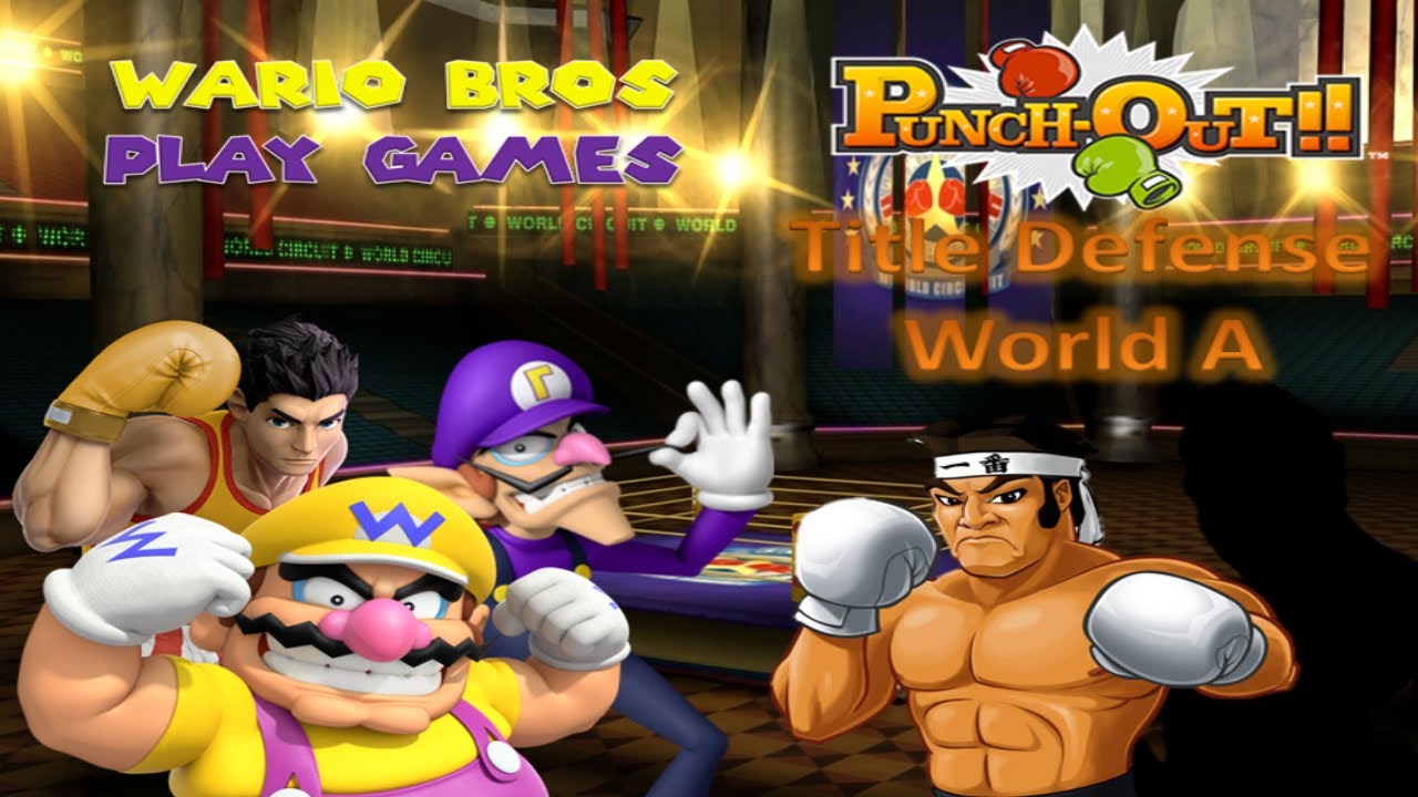 Wario Bros Play Games: Punch-Out!! (Wii) #5 (Title Defense: World A ...