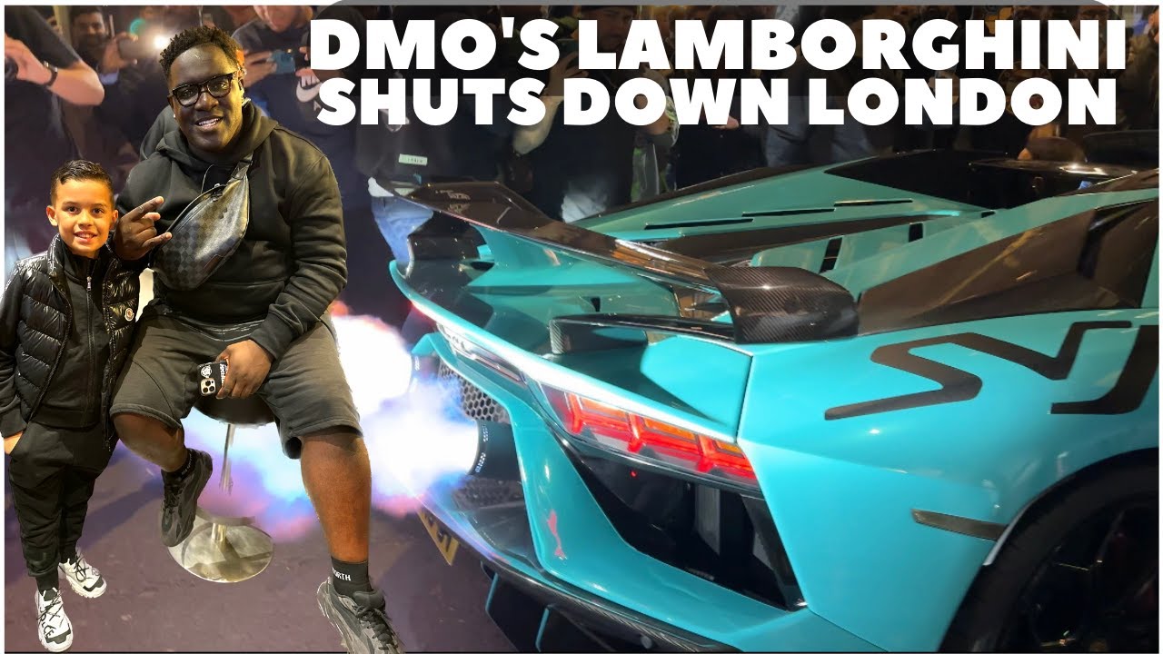 DMO's Lamborghini Flames Shutdown London!! Cars & Kebabs 🔥 - YouTube