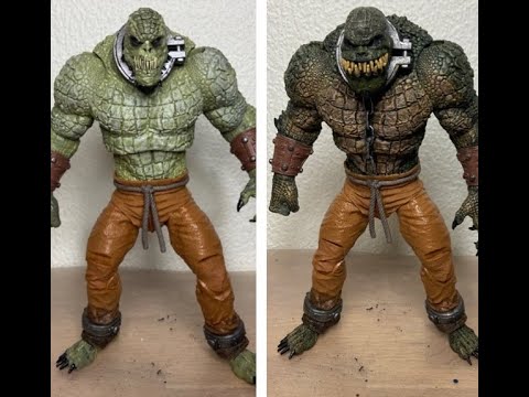 Custom McFarlane Arkham Killer Croc Figure - YouTube