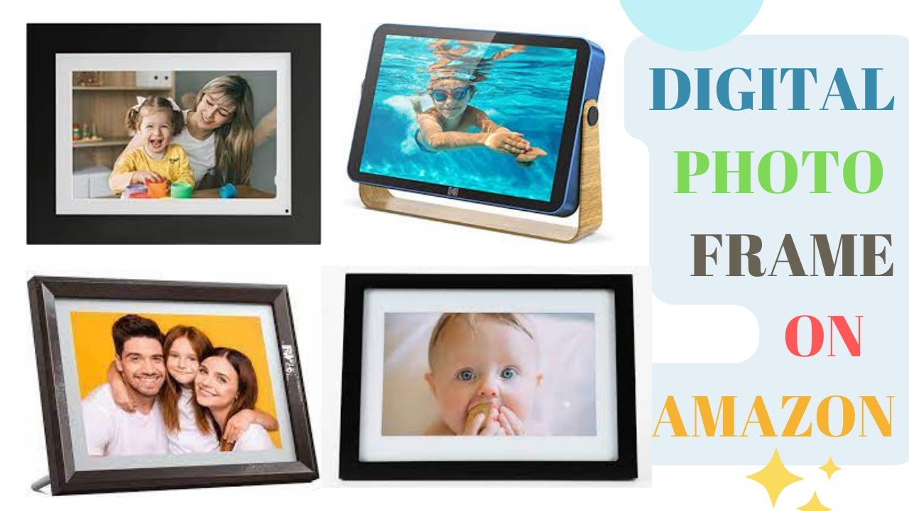 Top 7 Digital Picture Frame on Amazon || Smart Photo Frame - YouTube