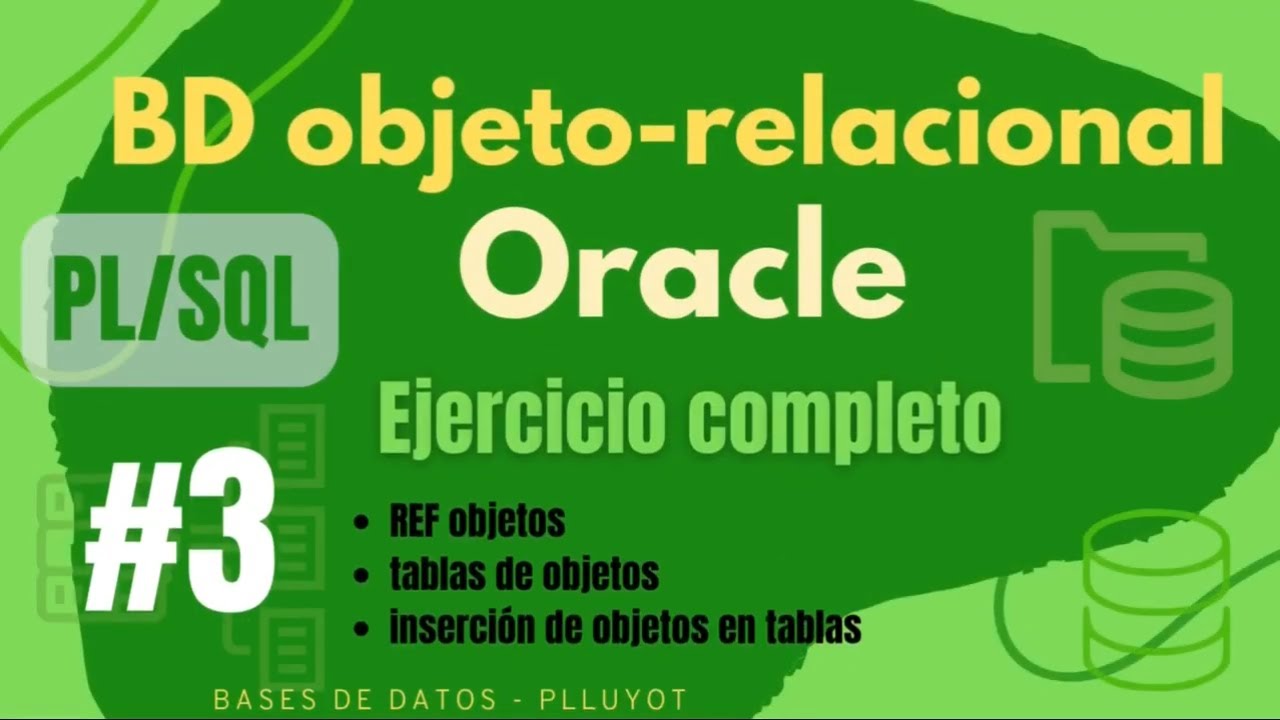 Ejercicio paso a paso con Oracle. Jugando con tipos de datos objetos ...