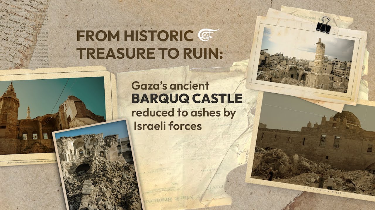 From historic treasure to ruin: Gaza’s ancient Barquq Castle reduced to ...