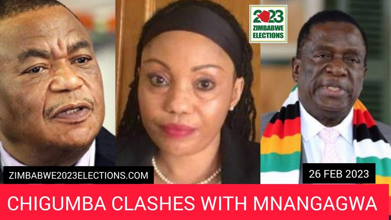 Heavily backed Chigumba clashes with Mnangagwa - YouTube