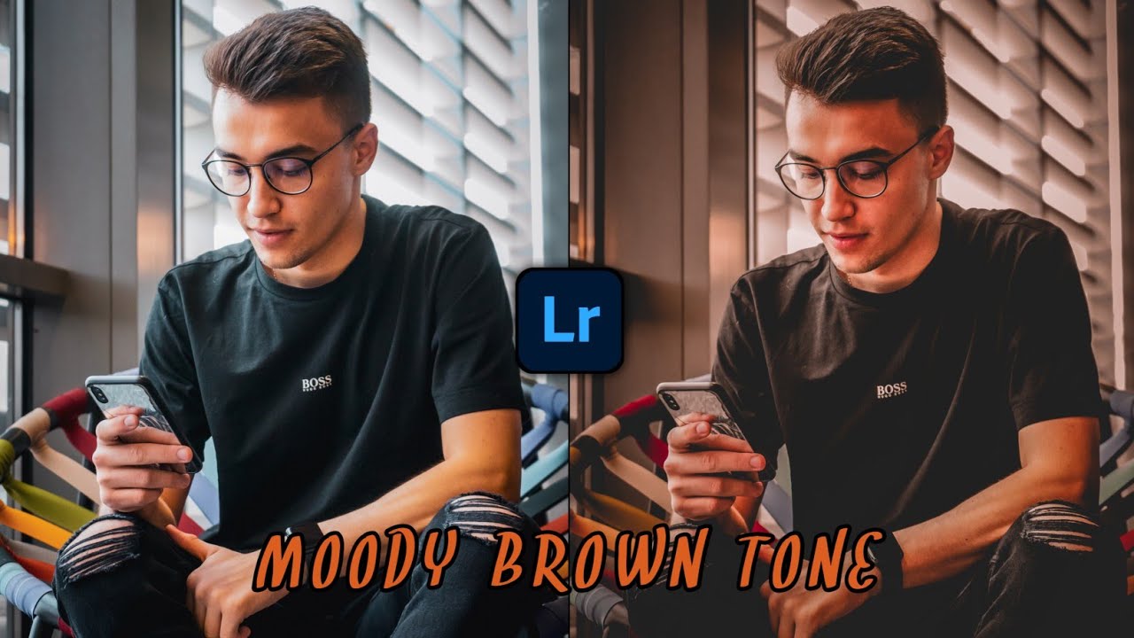 MOODY BROWN TONE | Lightroom Mobile Editing Tutorial - YouTube