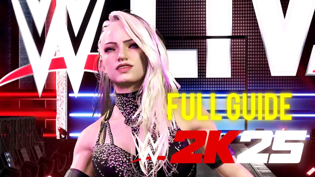 WWE 2K25 Female character creation Full guide - YouTube