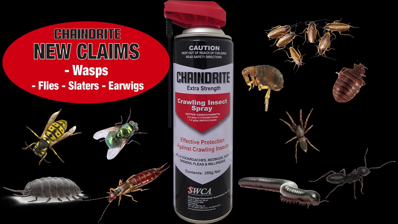 NEW Label:CHAINDRITE Extra Strength Aerosol is now approved to control ...