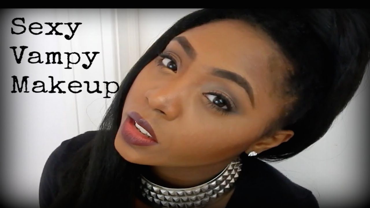 Sexy Vampy Makeup Tutorial Jericamonique Youtube