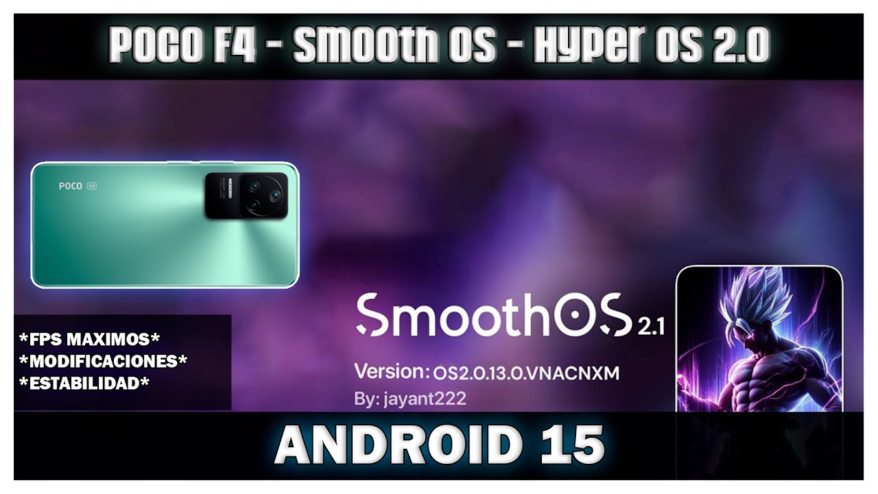 Poco F4 - SmoothOS Hyper OS 2.0 ! LA HYPER 2 MAS COMPLETA DEL MOMENTO ...