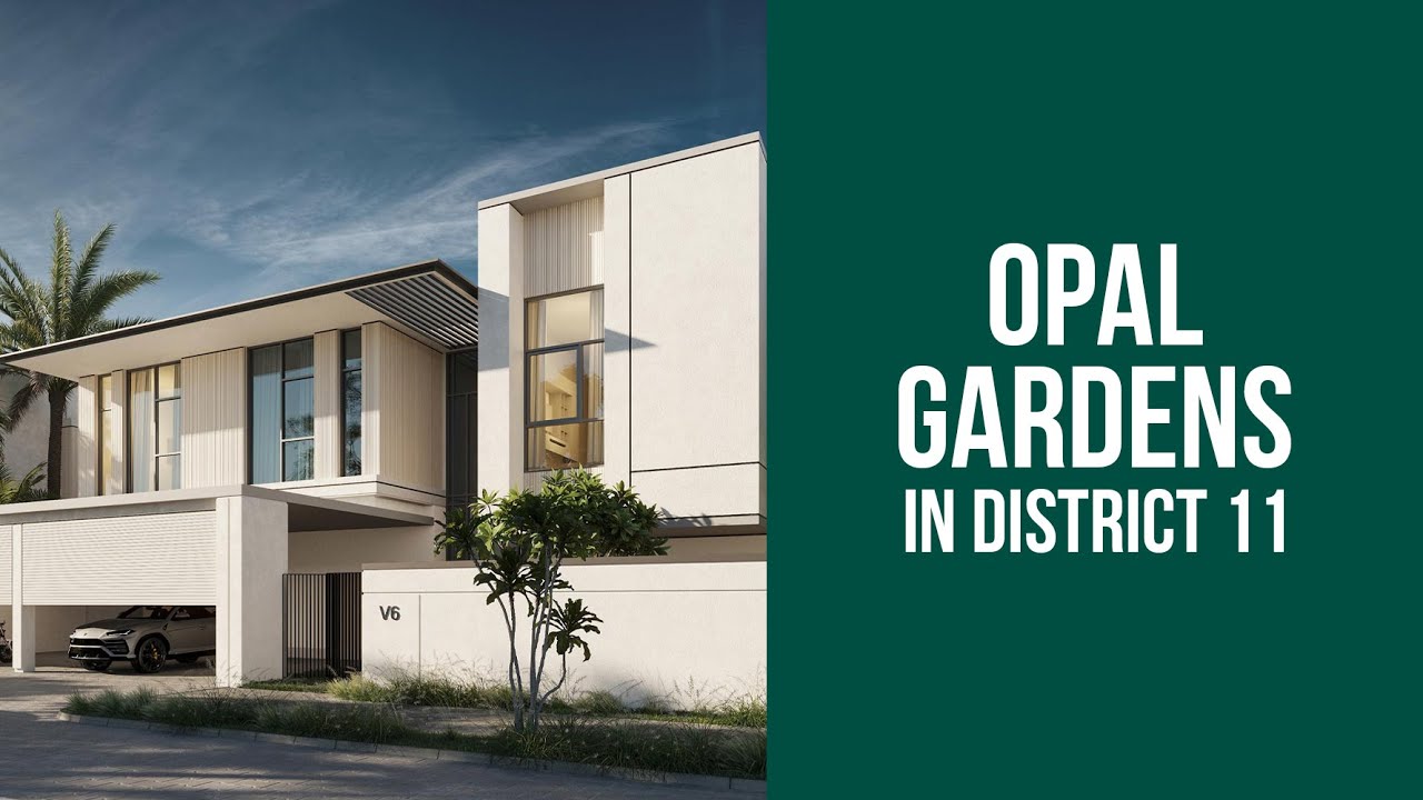 Opal Gardens by Meydan at District 11 Dubai - YouTube