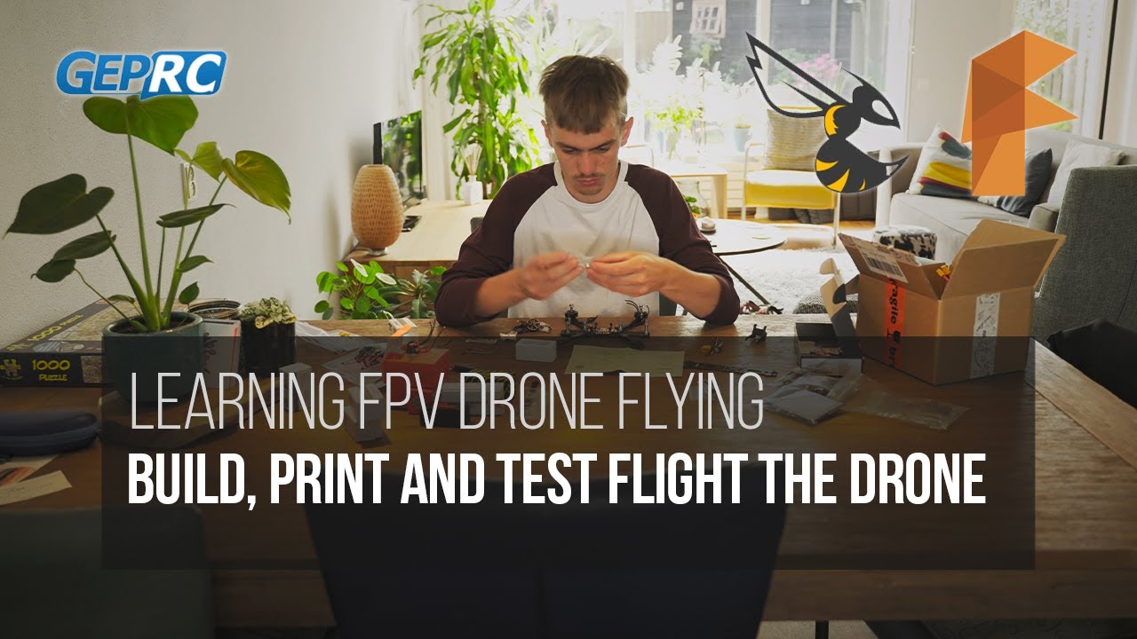 Building my first FPV drone! 3D printing custom parts | Learning FPV ...