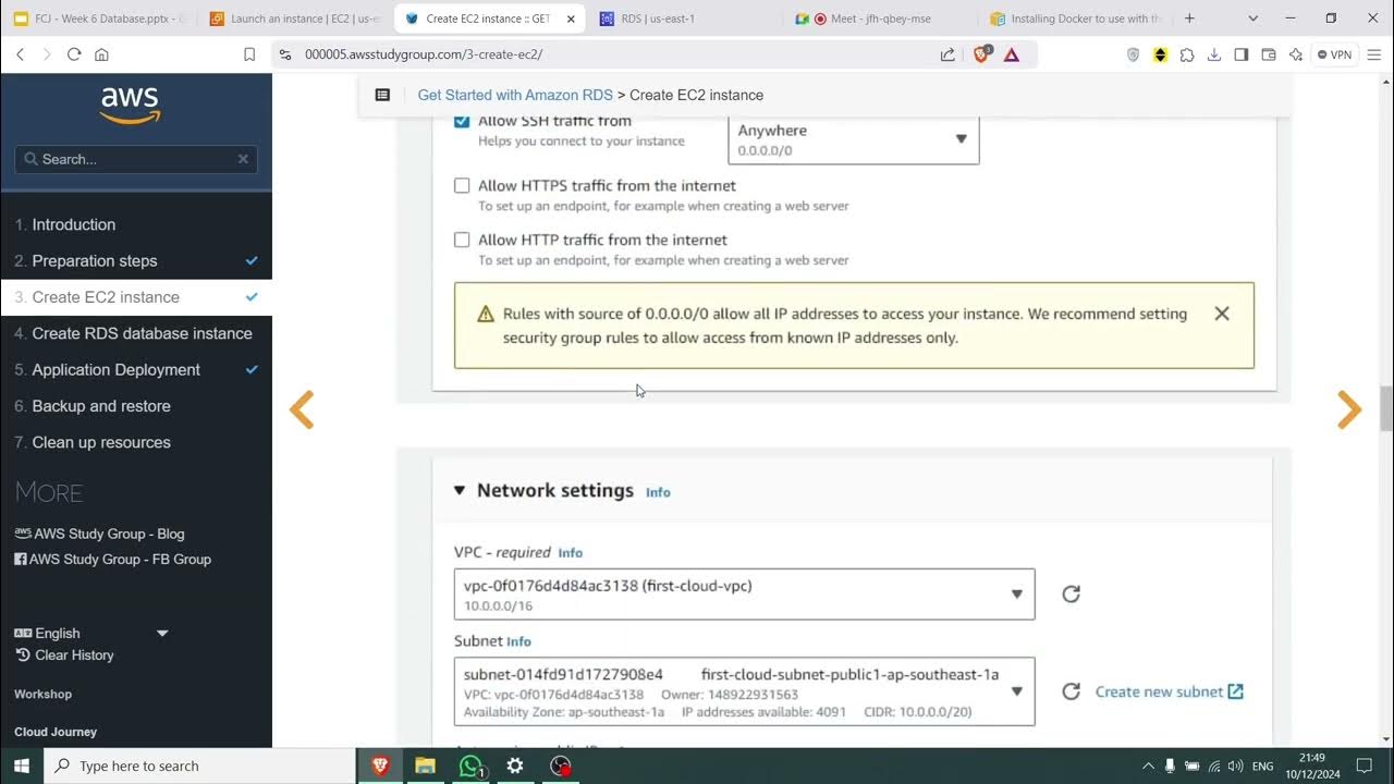 Module 06-Lab05-3 - Create EC2 instance - YouTube