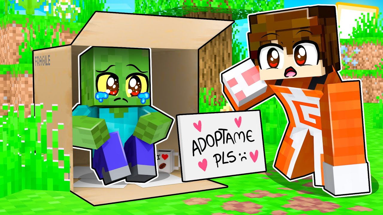 ¡NADIE ADOPTO AL BEBE ZOMBIE EN MINECRAFT! 🧟😭 | ¿SERA ADOPTADO O VIVIRA ...