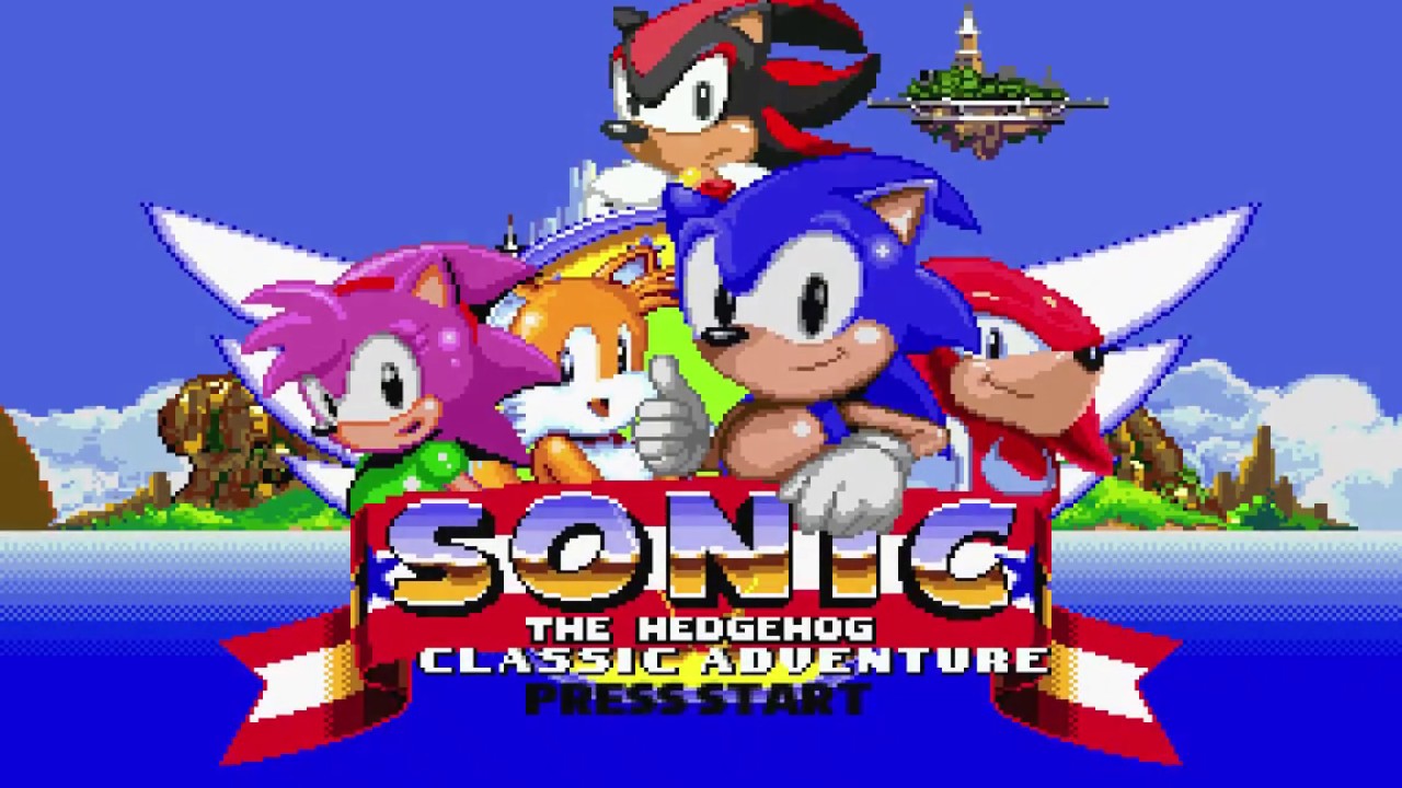 Sonic Classic Adventure (first Run) as Sonic - YouTube