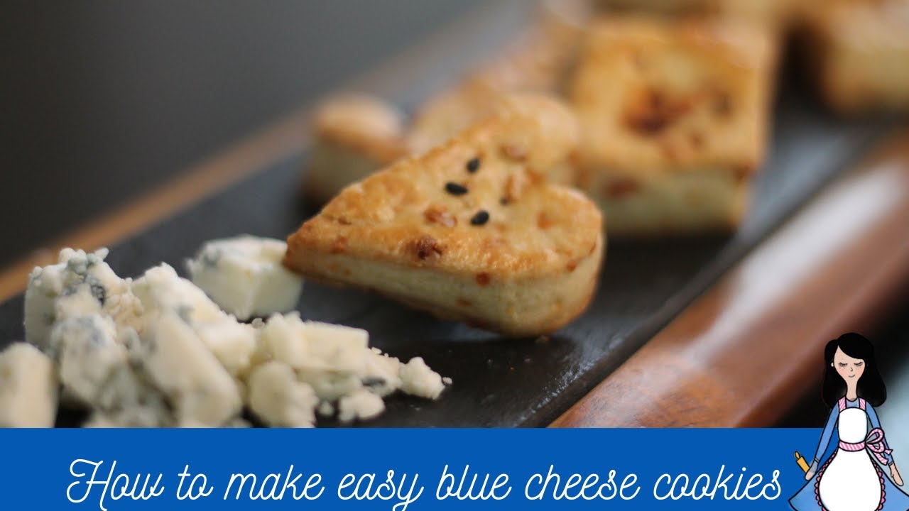 How to make cookies with blue cheese - YouTube