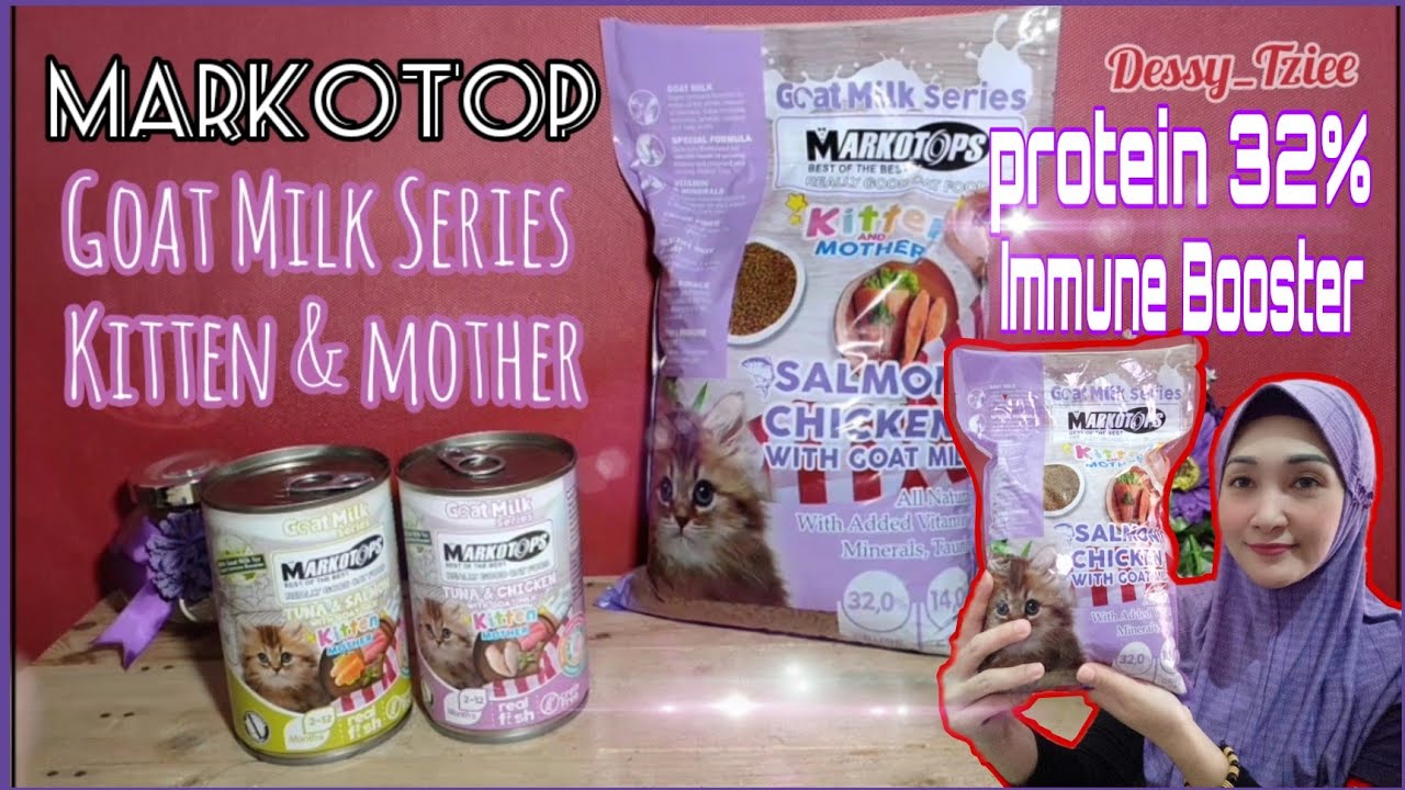 Review Markotop Kitten & Mother Goat Milk series imun booster kucing ...