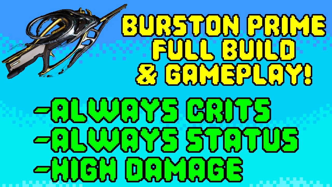 Burston Prime (2025) | Steel Path Viable Build | Warframe - YouTube