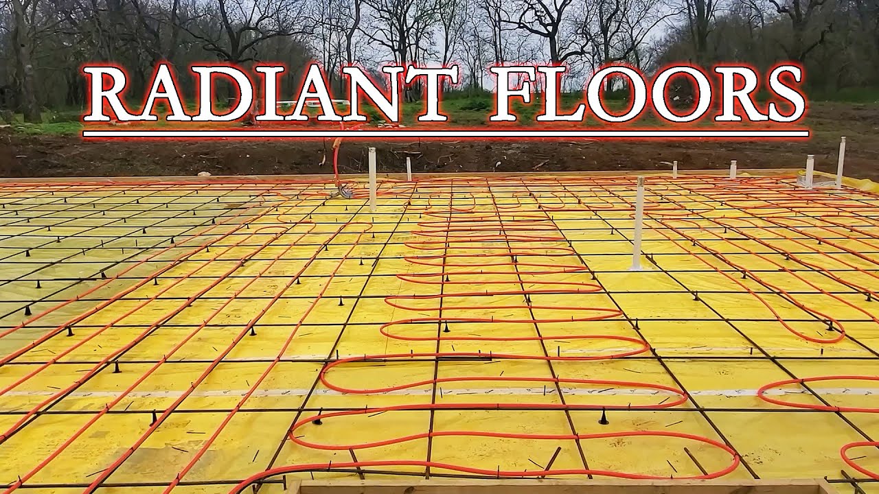 Installing Radiant Heat Floors using 1/2" Oxygen Barrier PEX Tubing ...