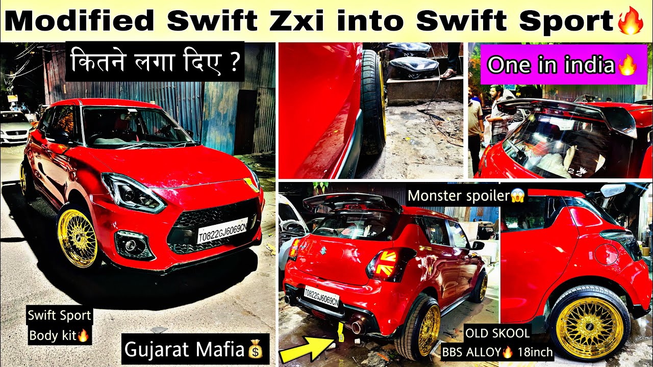 modified Swift 2022 🔥 Swift Zxi Converted into Swift sport With loudest ...
