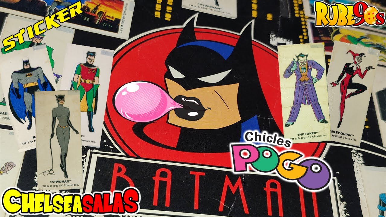 Album Sticker Batman The Animated Series Chicle Pogo 1993 Peru - YouTube