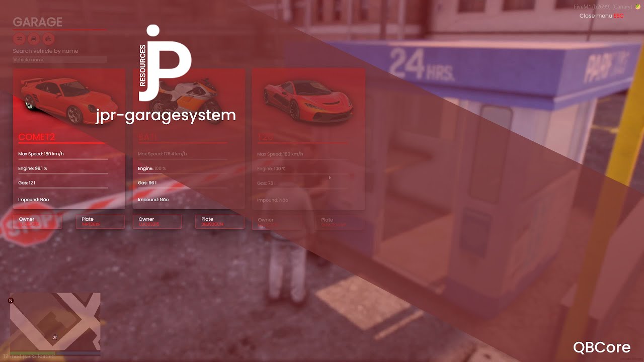 How to install JPR-Garages QBCore in your FiveM Server - YouTube