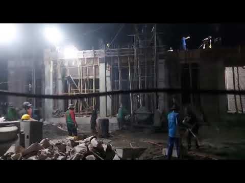 Lembur Pesiapan Pengecoran Lt.2 - YouTube