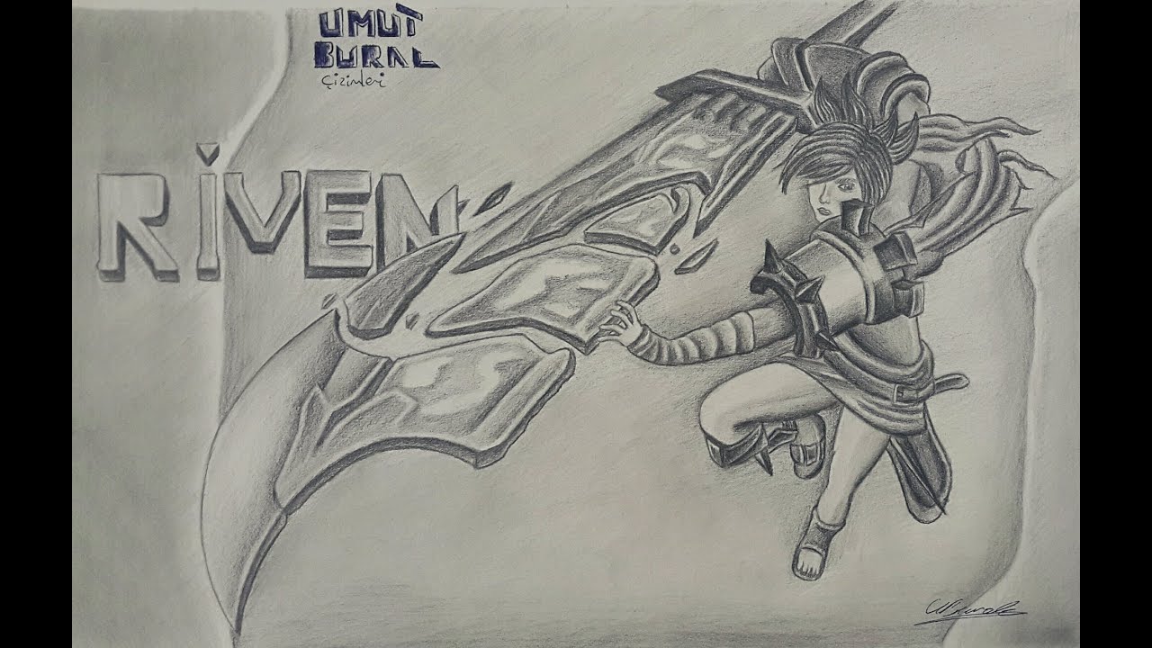 Riven Drawing - League of Legends - YouTube