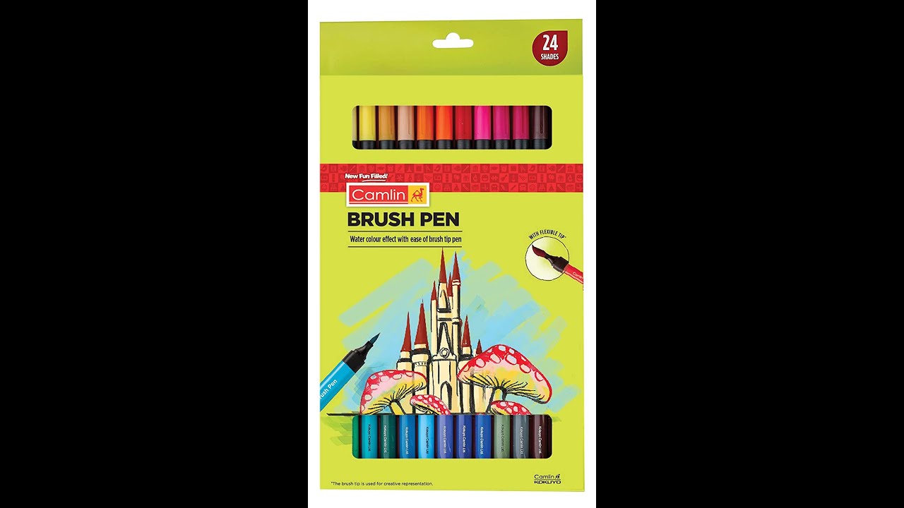 Camelin Brush Pens Review/Drawing and Art items/water colour replacing ...
