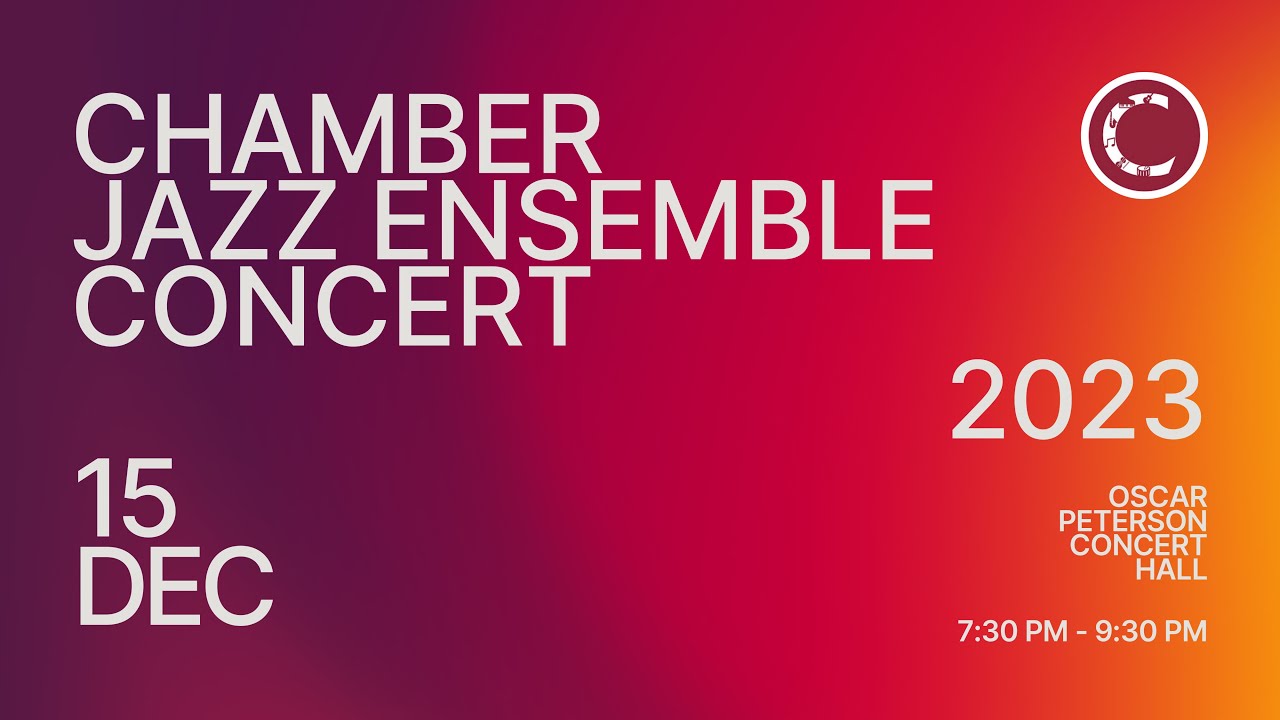 Chamber Jazz Ensemble Concert - YouTube