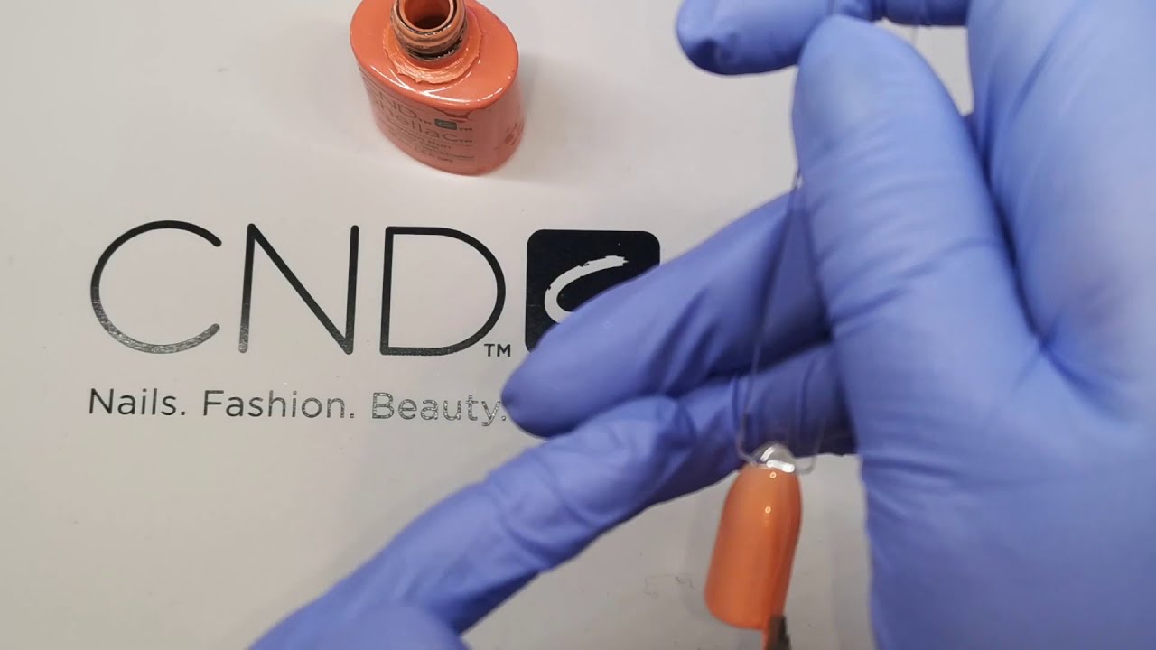 CND Shellac Salmon Run - YouTube